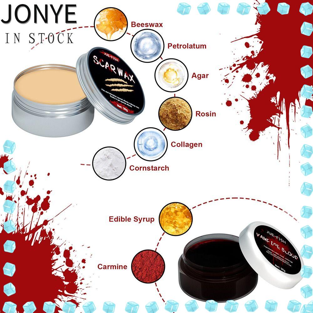 JONYE Prosthetics Makeup Kit, Professional Special Effects SFX Makeup ...