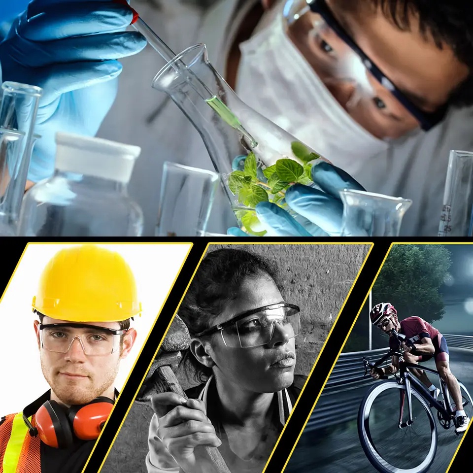 Dustproof and sandproof glass goggles, anti-shock protective eyewear ...