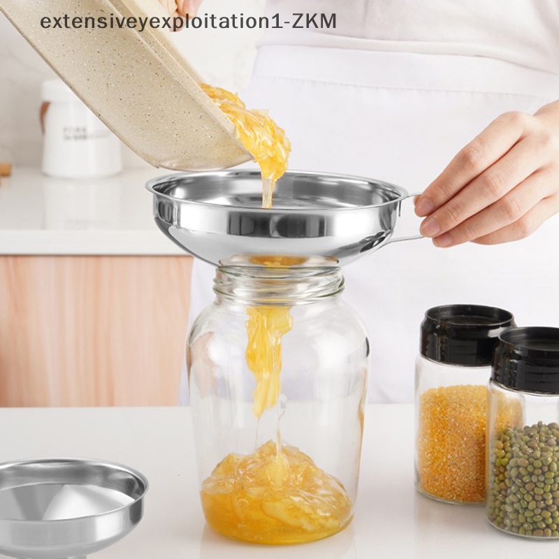 【EPPH】 Canning Funnel Stainless Steel Cooking Tools Wide Mouth Canning ...