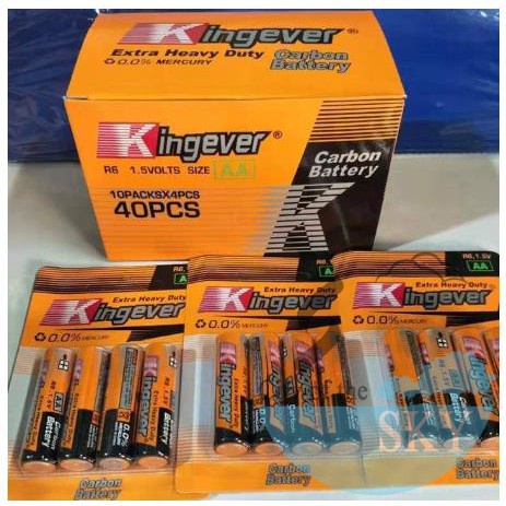 4pcs/pack king ever extra heavy duty battery AA AAA -COD | Shopee ...