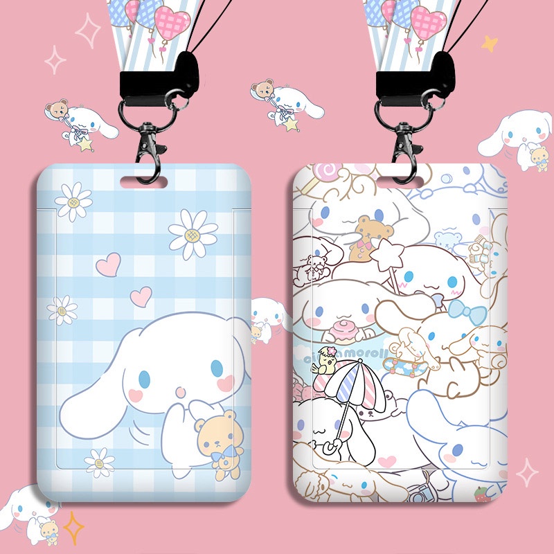 Cinnamoroll Name Plate Student ID Set Keychain Card Set Hanging Rope ...