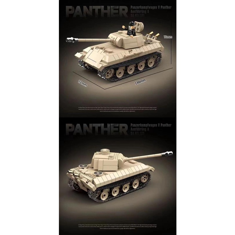 WW2 Military Panzer Panther Medium Tank Panzerkampfwagen V Panther ...