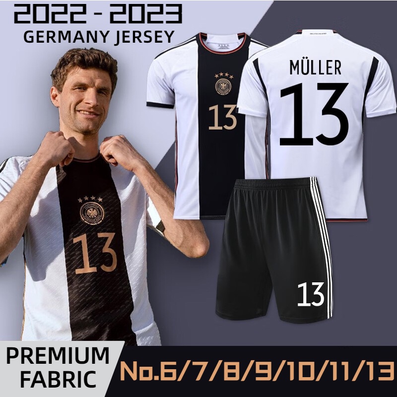 FREE CUSTOMIZE OF NAME AND NUMBER World Cup Muller Football Jersey ...