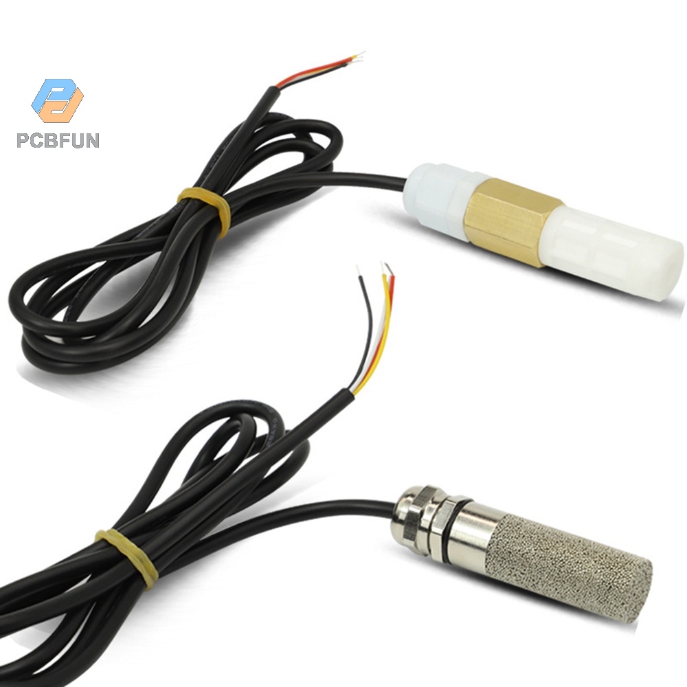 Pcbfun Dc 5v-28v Rs485 Modbus Waterproof Probe Temperature And Humidity ...