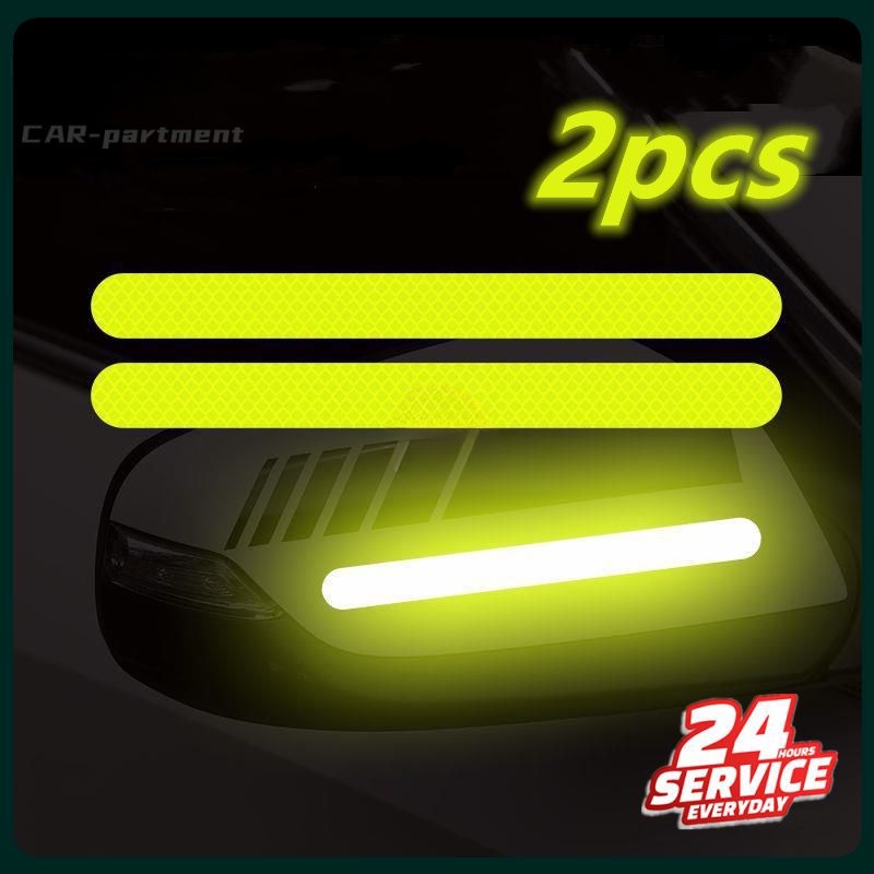 Car Stickers Reflective Film Strip Universal Reflective Warning Safety ...