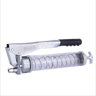 Manual portable transparent grease gun buttering artifact oiler butter ...