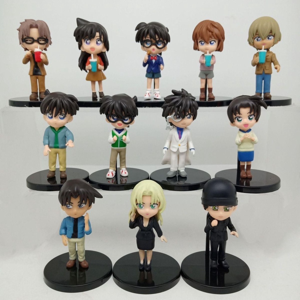 Detective Conan 12 Q Version Figures Shinichi Kaito Kid Ran Shiho Gray ...
