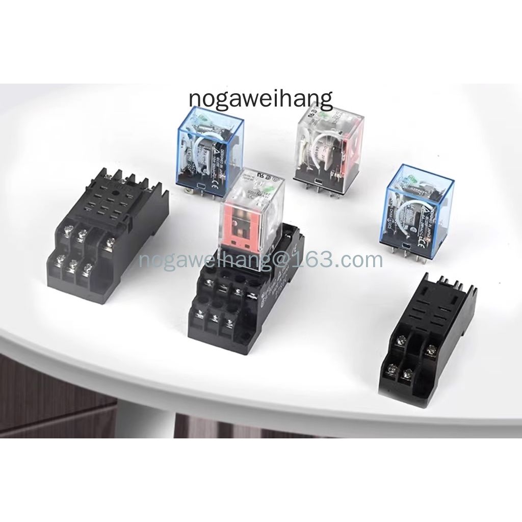 Omron intermediate relay MY2N-GS MY4N-GS With base | Shopee Philippines