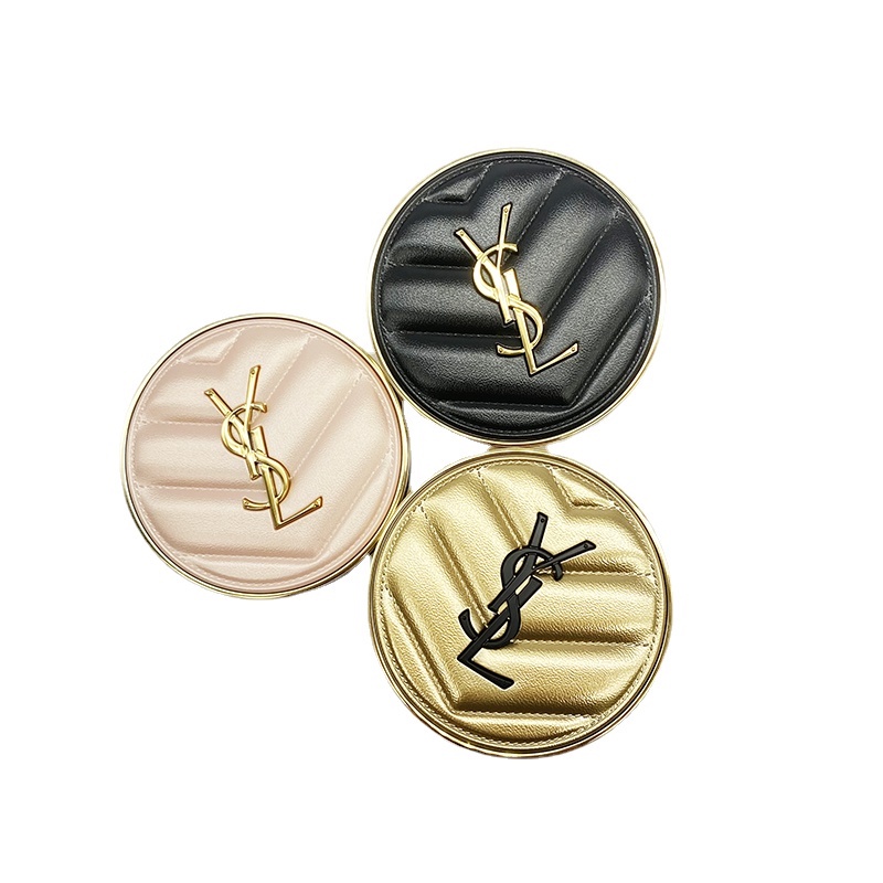 YSL Air Cushion Black Pink Leather B10 # B20 liquid foundation ...