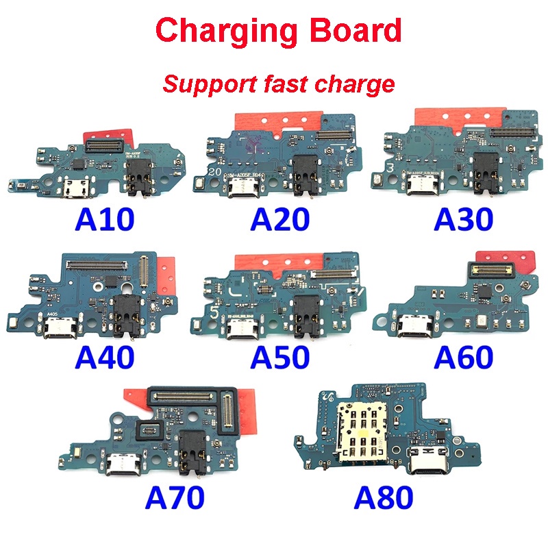 Fast Charging Port Board Flex For Samsung Galaxy A10 A20 A30 A40 A50 ...