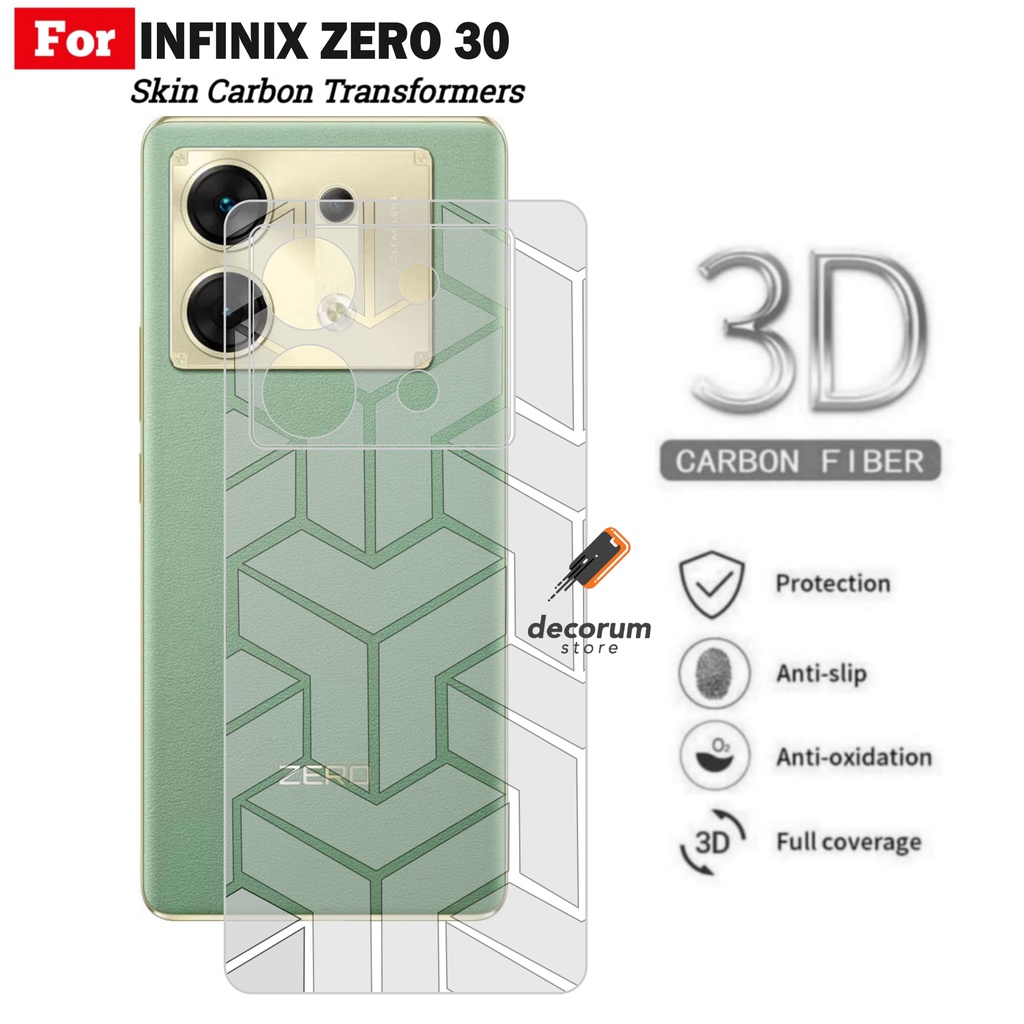 Skin Carbon INFINIX ZERO 30 4G 5G Garskin Transformers Mobile Phone ...