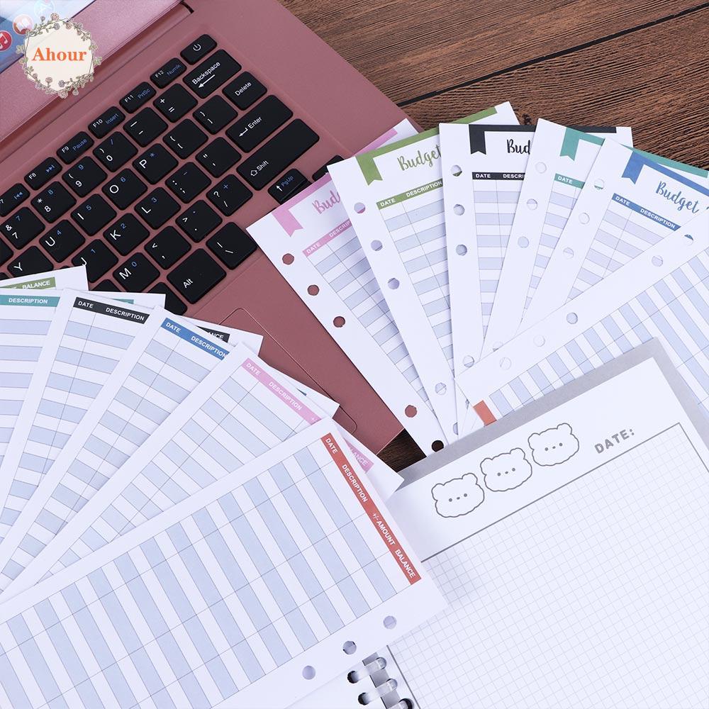 AHOUR Budget Sheets A6 Size Business Use Budget Tracker Sheets Budget ...
