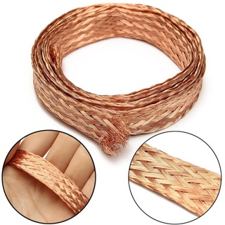 1/5/10Meters Pure Copper Braid Knitted Mesh Anti-interference 2mm/4mm ...