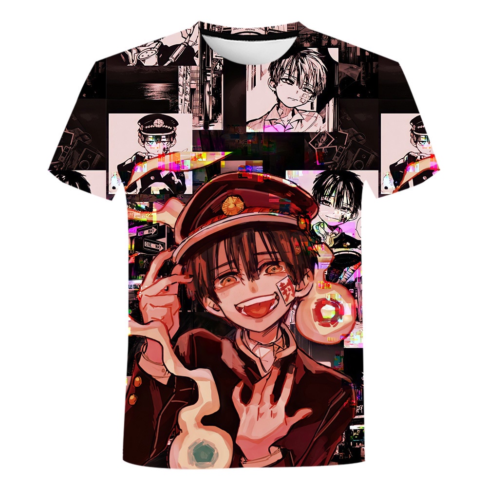 New Toilet Bound Hanako Kun T-Shirts Anime Manga 3D Print Streetwear ...