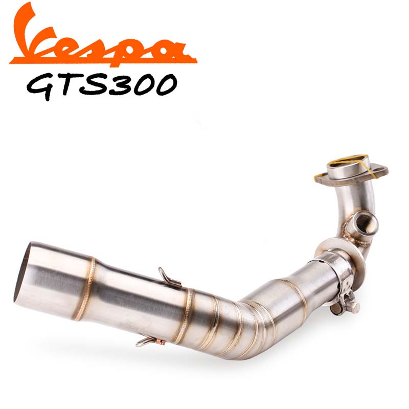 For Vespa GTS250/GTS300 Motorcycle Exhaust System Modification Header ...
