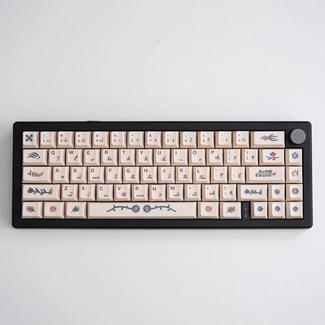 GMK Voynich Manuscript Retro Keycaps, Original Height PBT Material ...