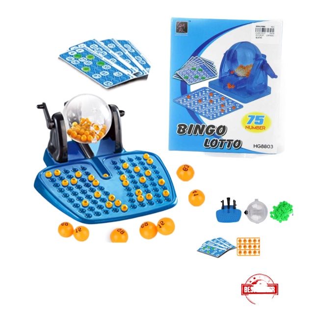 Bingo set with cards family games Bingo tambiolo 75/90 balls / Bingo ...