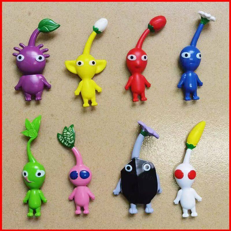 YS 8pcs Pikmin Action Figure Pikmin 4 Model Dolls Toys For Kids Baby ...