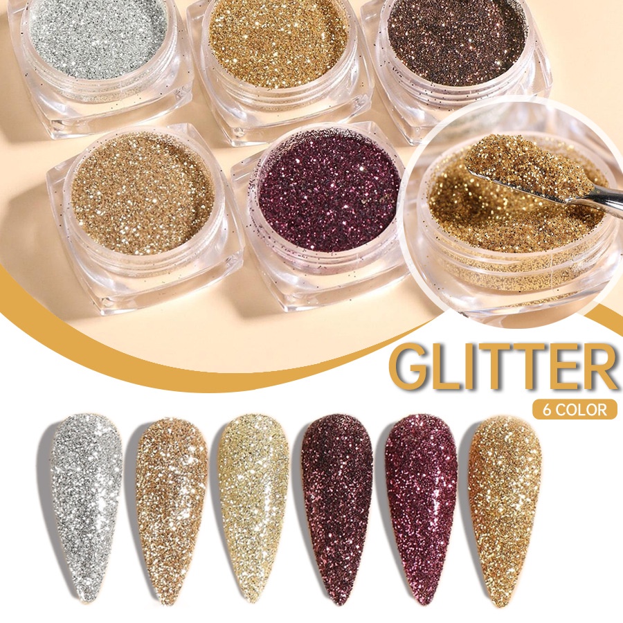 FZC Nail art crystal broken diamond powder explosive flash mixed micro ...
