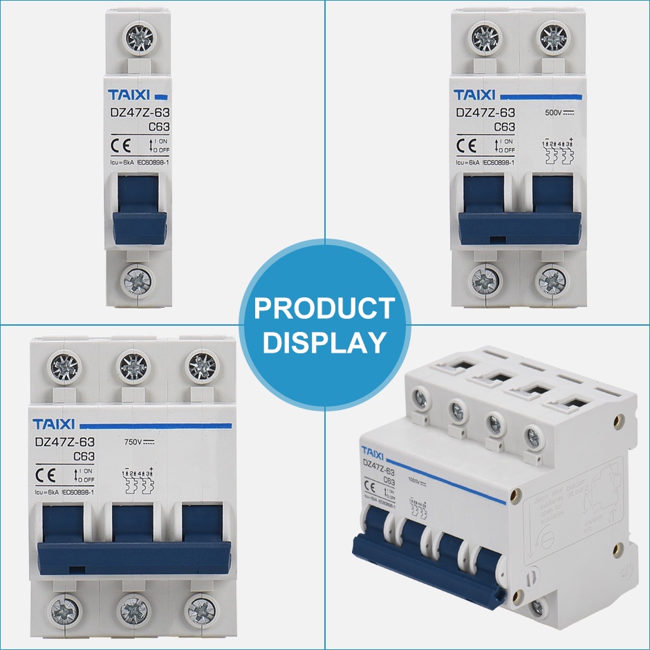 TAIXI DC MCB DZ47Z-63 2P Solar Mini Circuit Breaker | Shopee Philippines