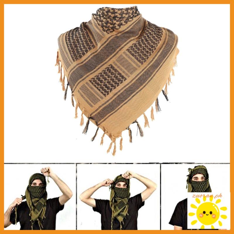 ZUOO Ethnic Shawl Arab Shemagh Jacquard Scarf Arabian Prayer Scarf ...