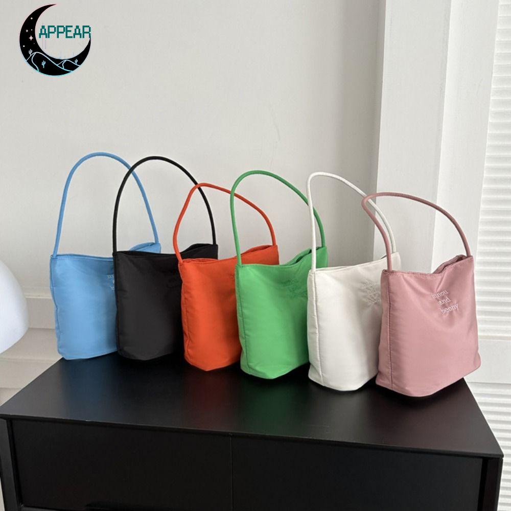 APPEAR Tote Bags, Solid Color Underarm Handbag, High-capacity Crossbody ...