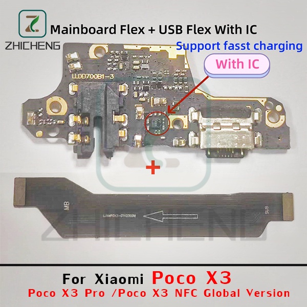 USB Board Charger Charging Dock Port Connector Flex Cable For Xiaomi ...