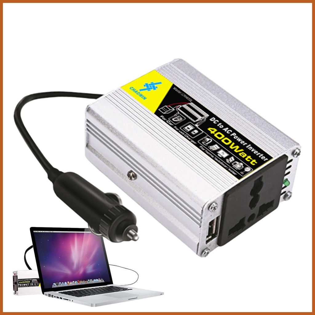 12V Pure Sine Waves Inverter Power Inverter 400W 12V DC To 220V AC Car ...