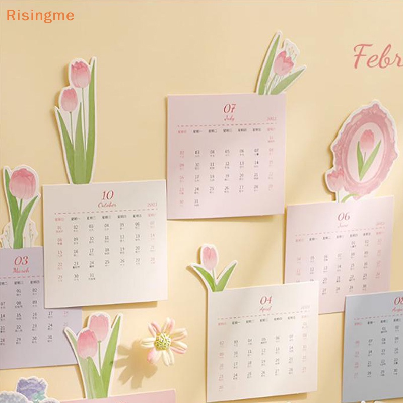 [Risingme] Korean Dreamy Flower Series Calendar Bedroom Living Room ...