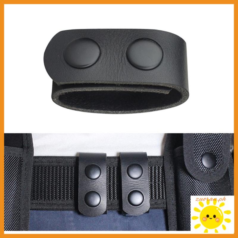 ZUOO Tactics Waist Belt Buckles Faux Leather Duty Belt Keeper Double ...
