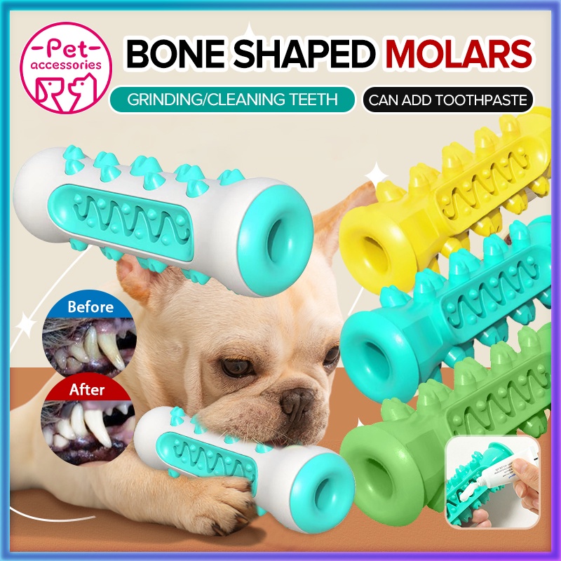 Dog Dental Chew Bone Pet Teething Toy Resistant to Bite Bone Molar ...
