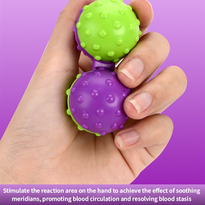 2 in 1 Decompression Ball Fidget Spinner Toys for Kids Carrot Rotating ...