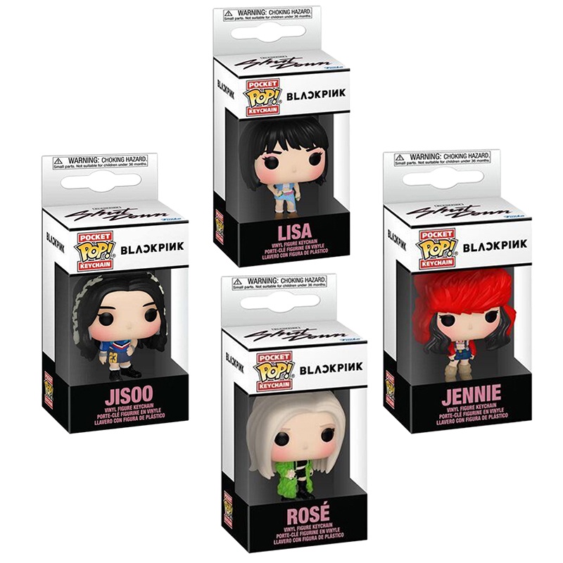 Funko Pop BLACKPINK Keychain Rose Jennie Jisoo Lisa Keychain Action ...
