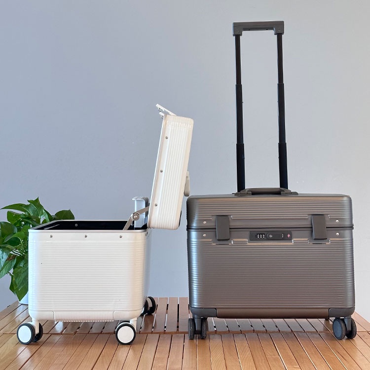 Top Flip Camera Aluminum Frame Trolley Case Universal Wheel Travel ...