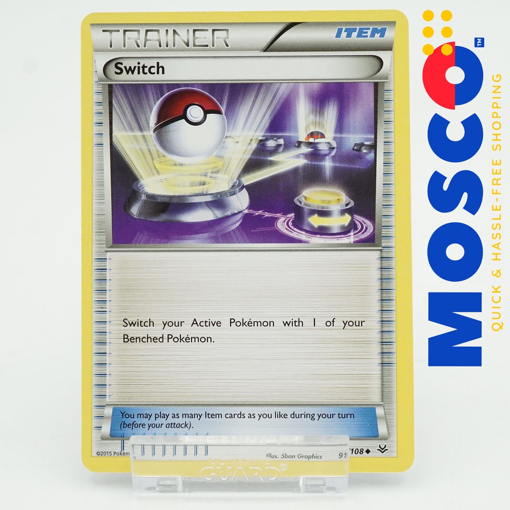 Switch - 91/108 - Uncommon XY: Roaring Skies | Item Card Pokemon TCG ...