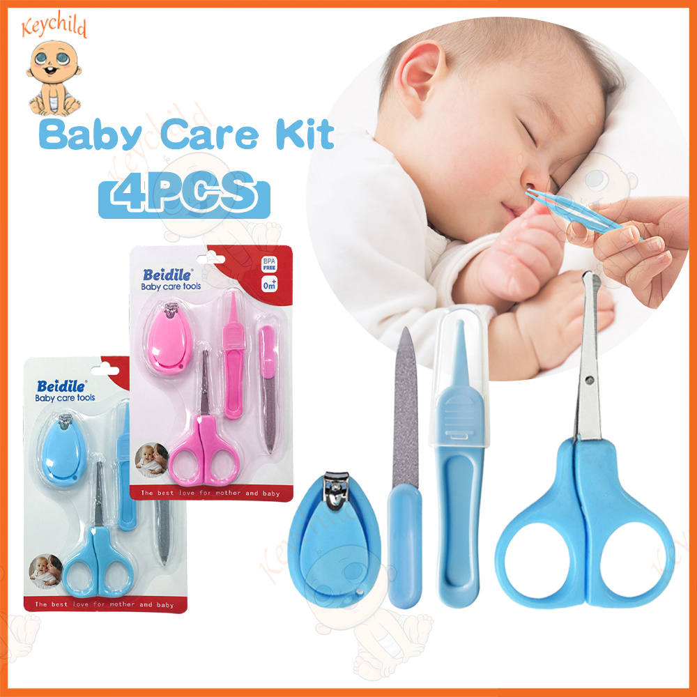 Keychild 4Pcs Baby Nail Cutter Set Grooming Kit Baby Kit Care Set Baby ...