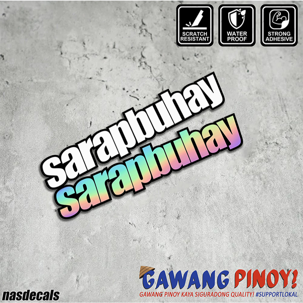 Motor Sticker for Motorcycle Accessories Sarap Buhay Decals Vinyl ...
