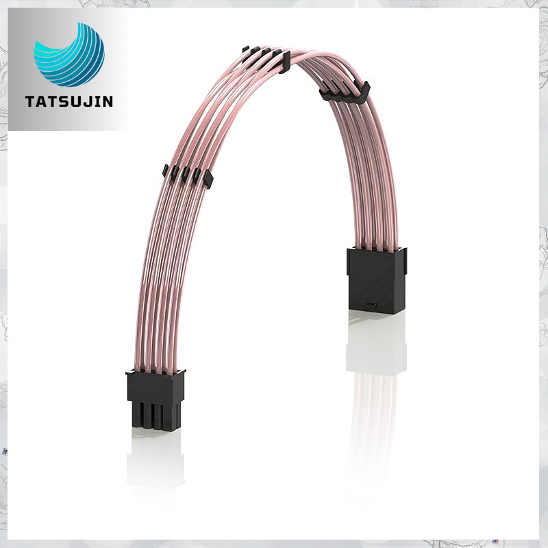 LINKUP 30cm 8 Pin (6+2) GPU PCI-E PSU Power Supply Braided Sleeve ...