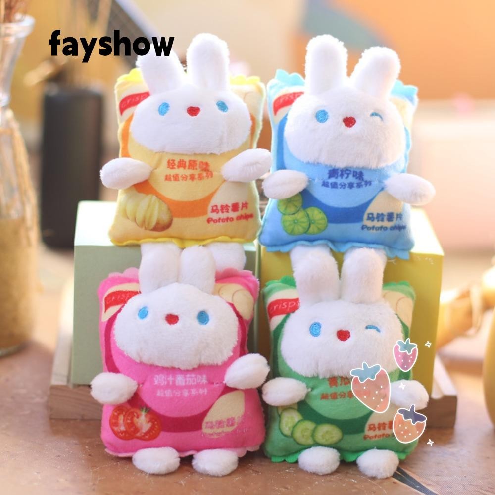 FAY Plush Toy, Chip 10/25cm Potato Chip Doll, Bunny Simulation Snacks ...
