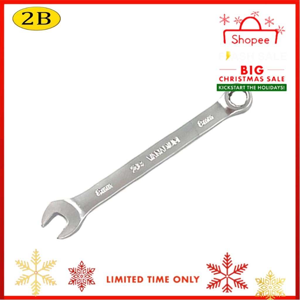 2B 8mm Combination Spanner Double End Open Ring Tool Wrench Repairing ...