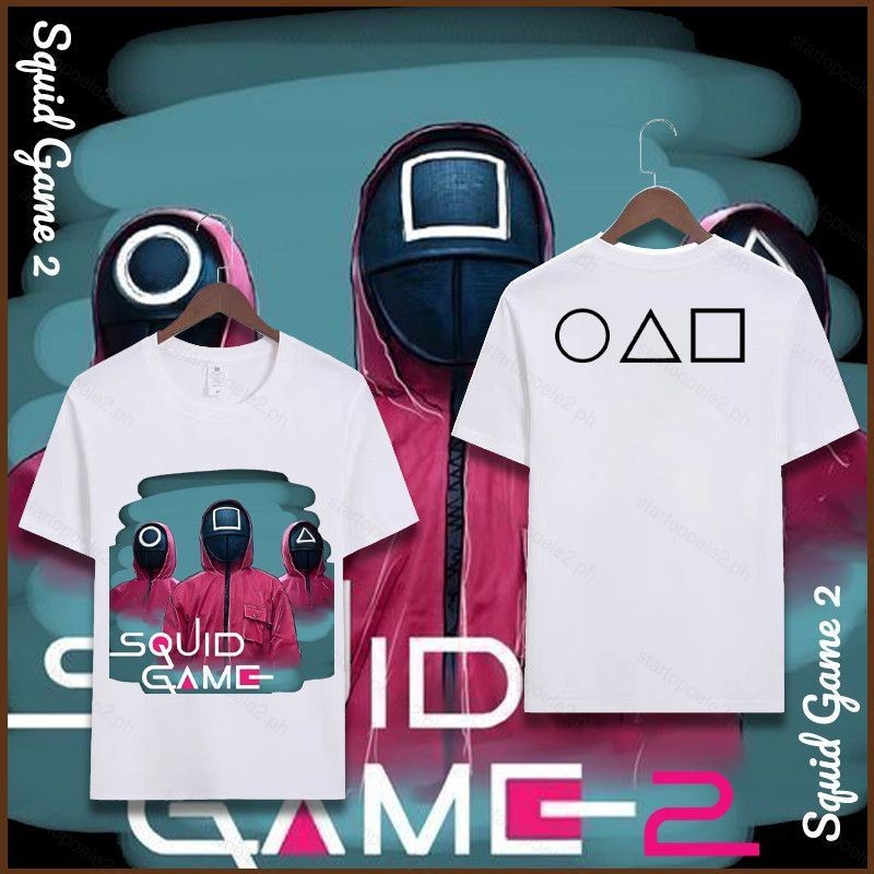 Sta5 Squid Game 2 TV T-shirt Cosplay cloth Full Graphic summer Short ...