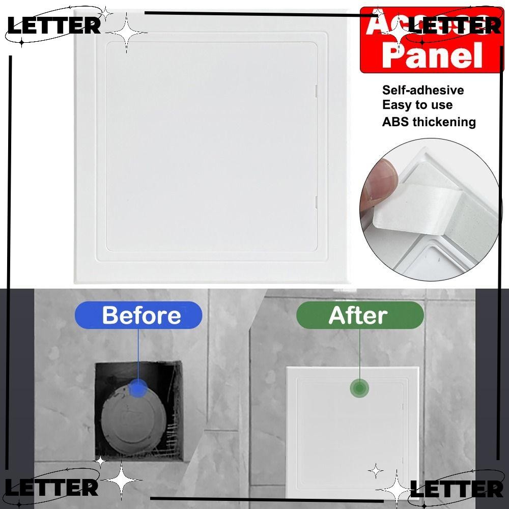 LET Access Panel Door, Self-adhesive White Opening Flap Cover Plate ...