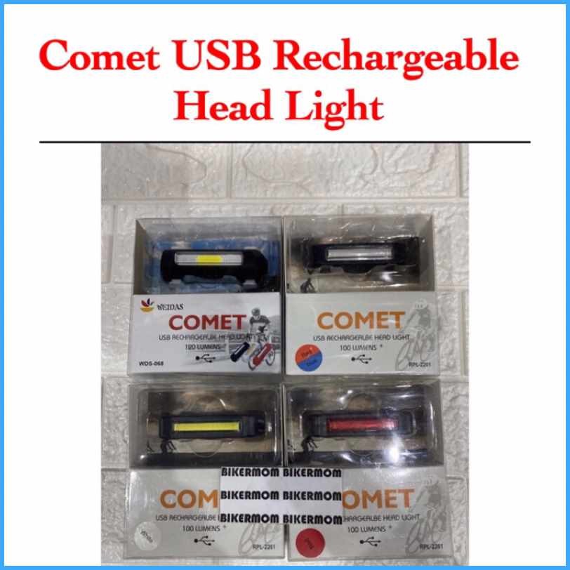 Comet$v!USB(WN|Ng#Rechargeable=i|Head>j}Light | Shopee Philippines