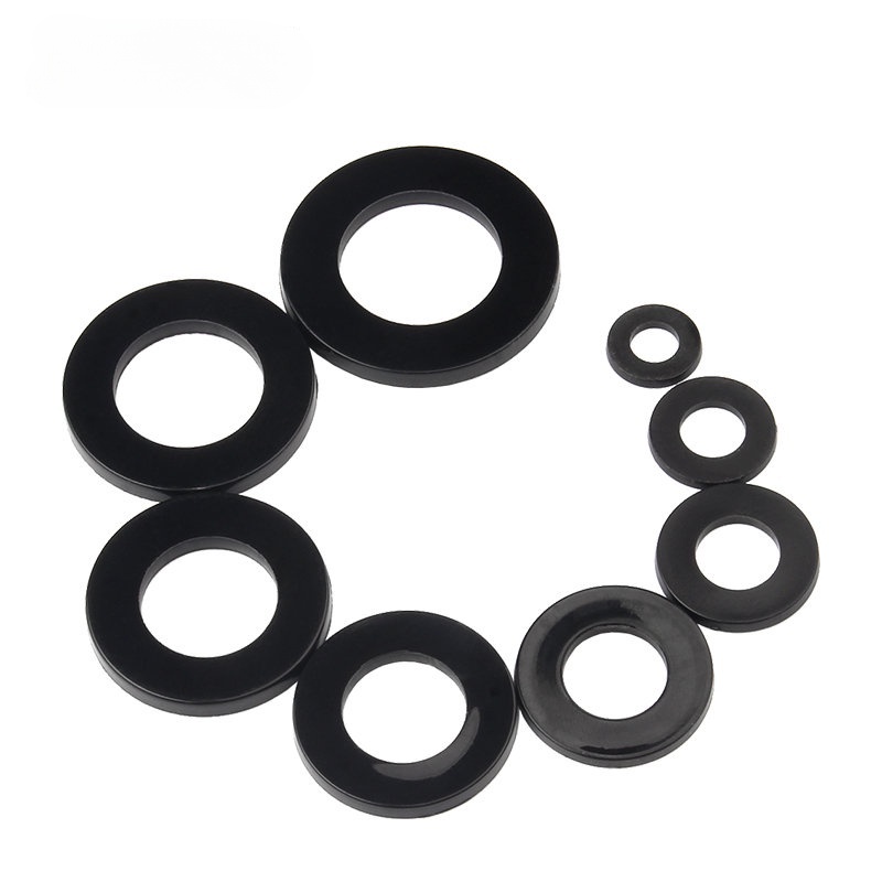 [Quick Shipment-] Plastic Gasket Black Nylon Gasket Round Insulated ...