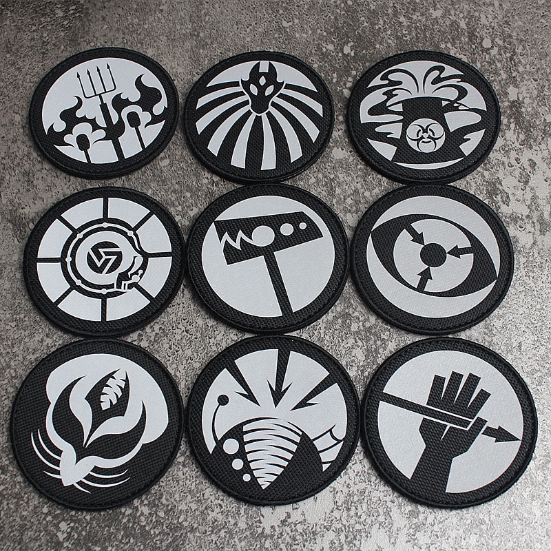 Unique SCP Foundation Mobile Task Force Logo IR Reflective Velcro ...