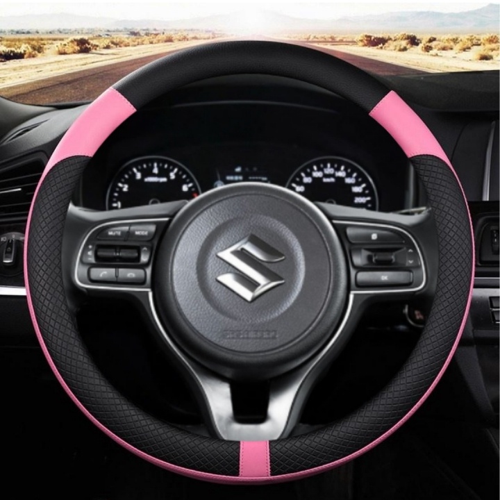 Suzuki Leather Car Steering Wheel Cover 38CM for Suzuki Swift Grand ...