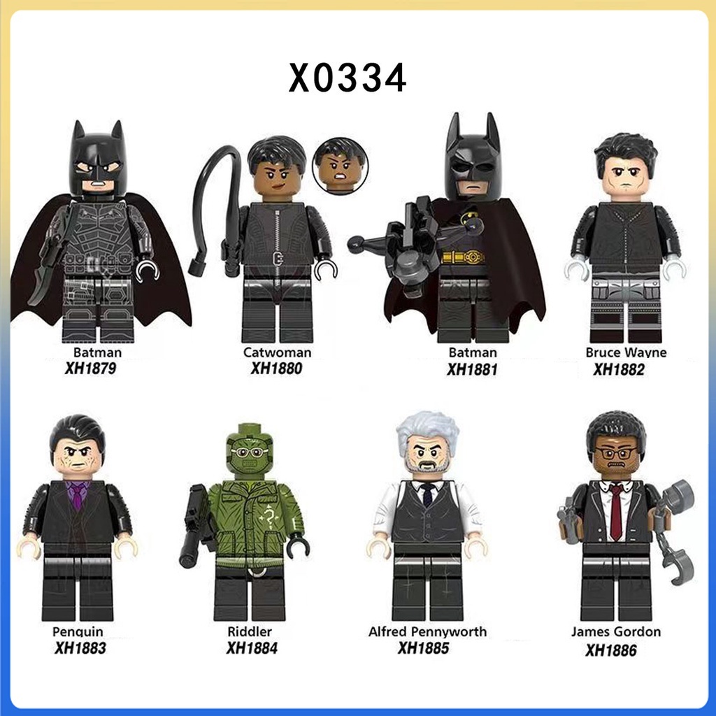Educational Children's Toy Batman Catwoman Assembled Minifigures ...