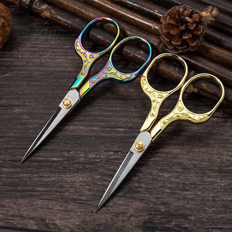 Vintage Plum Scissors Stainless Steel Household Scissors Window ...