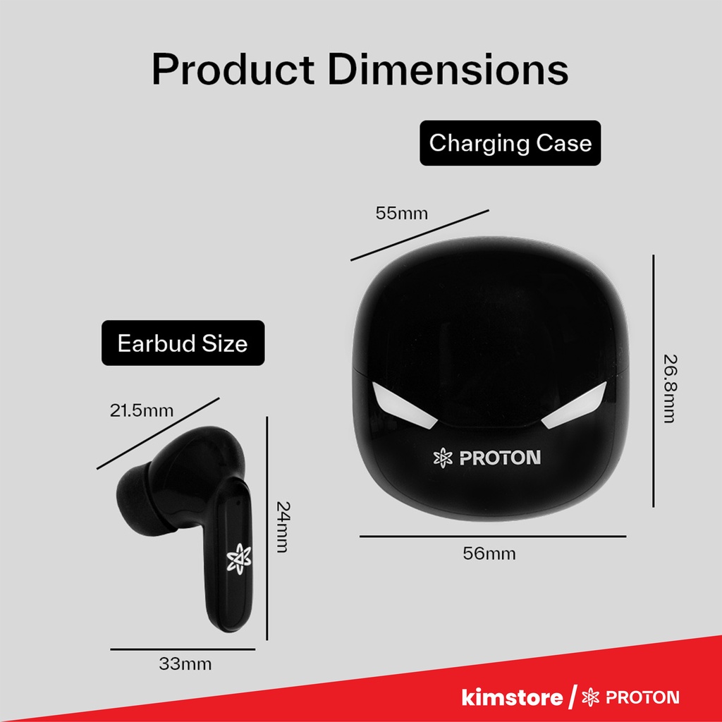 Proton Sonic S1 True Wireless Earbuds | Shopee Philippines