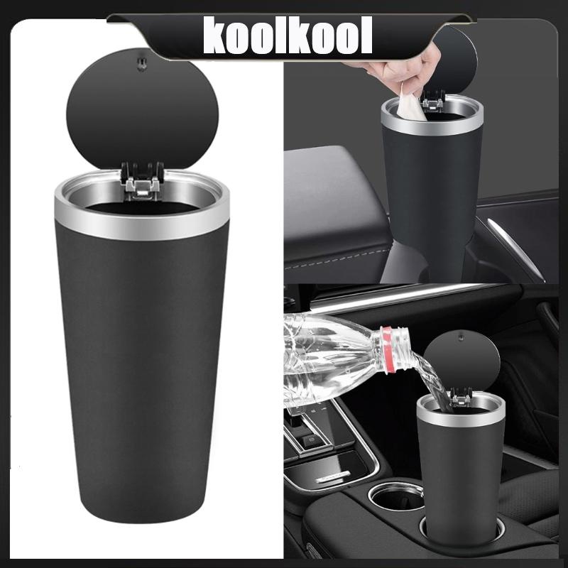 kool Auto Garbage Bin Ashtray Leak-proof Car Cup Holder Trash Can with ...